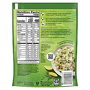 Knorr Pasta Sides For Delicious Quick Pasta Side Dishes Butter & Herb No Artificial Flavors, No Preservatives, No Added Msg 4.4 oz (Pack of 8)