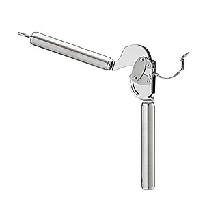 Rösle Stainless Steel Mincing Garlic / Ginger Press with Scraper, 9-inch