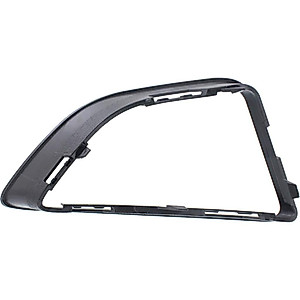 For Ford Fusion Fog Light Cover 2010 2011 2012 Driver and Passenger Side Pair/Set | Textured Black | DOT/SAE Compliance | FO1038121 + FO1039121 | AE5Z17E811EA + AE5Z17E810EA