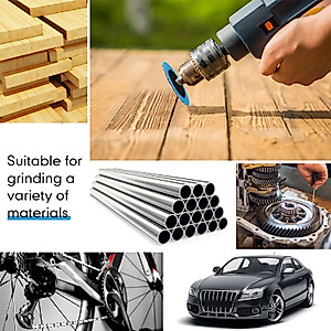 200 Pcs 2 Inch Sanding Discs 36/60/80/120 Grit Discs Aluminum Oxide Coated Die Grinder Accessories for Surface Prep, Grinding Burrs Polishing Finishes Removing Rust Paint