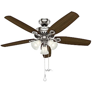 Pull Chain Extension for Ceiling Fans and Light Fixture, 59-inch Long with 6 Matching Connectors (Silver)