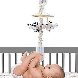 Lambs & Ivy Baby Farm Animals Musical Baby Crib Mobile Soother Toy