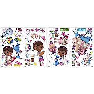 RoomMates RMK2280SCS Doc Mcstuffins Peel and Stick Wall Decals 10 inch x 18 inch