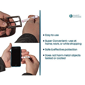 Reveal and Conceal Nickel Allergy Test Kit by Smart Practice - Detecting Nickel is a Snap - Test for Nickel in Your Jewelry and Prevent Skin Exposure With Liquid Clear Coat - Includes 10 Test Swabs