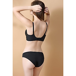 Mombucks Smooth Nursing Bras for Breastfeeding,Seamless Ultra Comfort Maternity Bra,Natural Shape, Pregnancy Sleep Bralette with Extra Bra Extender,Adjustable Breast Pump Bra