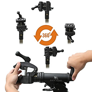 BikeHand Bike Repair Stand - Home Portable Bicycle Mechanics Workstand - for Mountain MTB Road Bikes Maintenance - Max. 55 lbs