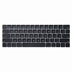 Replacement Keyboard Keycaps,Full Set of US Keycaps QWERTY Fit for MacBook Pro Retina 13" / 15" Model A1706 A1707 A1708 2016-2017 Year EMC 3071 EMC 3163 EMC 3072 EMC 3162 EMC 2978
