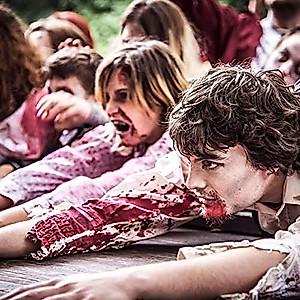 MEICOLY Blood Splatter, 2.1oz Fake Blood Spray, Halloween Liquid Blood for Clothes, Zombie Bride, Vampire and Monster SFX Scary Clown Makeup & Dress Up,Dark,1 Pack