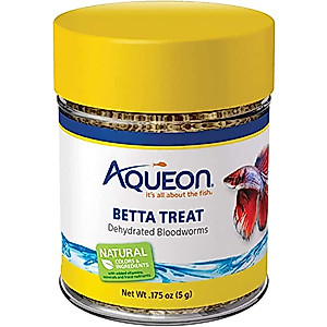 (3 Pack) Aqueon Betta Bloodworm Treat, 0.175 Ounce