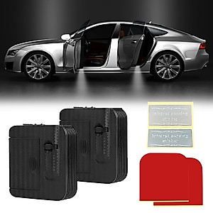 CXCCOI 2PCS Car Door Lights Logo Projector,HD Car Welcome Light LED Courtesy Light for Cool Car Decorations,Universal Car Door Projector Lights Fit All Vehicle Models (Eagle Flag)