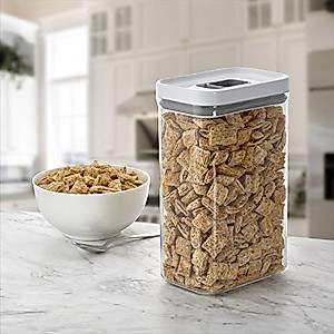 Copco Food and Organization Storage Container with Airtight Lid, 2.74-Quart, Clear