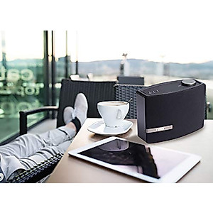 Naxa Electronics NAS-5001 Wi-Fi & Bluetooth Multi-Room Speaker with Amazon Alexa Voice Control Compatible with iPhone & Android Devices Black