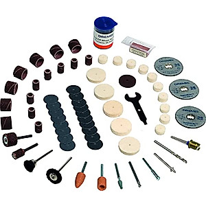 Dremel 723 EZ SpeedClic Accessory Set - 100 Rotary Tool Accessories for Cutting, Carving, Sanding, Cleaning, Grinding, Polishing, Sharpening