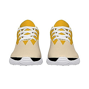 vogiant Pencil Shoes Women Girl Running Walking Tennis Shoes Teacher Pencil Design Sneakers Back to School Gift Idea,Size 8