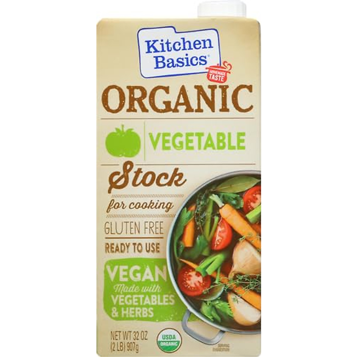 Kitchen Basics Organic Vegetable Stock, 32 fl oz