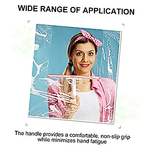 WOONEKY 2pcs for Squeegee Showerrandom Auto Color Scrubbers Convenient Shower Tools Car Window Cleaner Cleaning Scrubber Tool Short Glass Windshield Bathroom Handle Practical