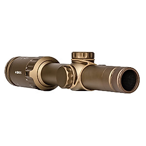 SAI Optics Model SAI 6 1x-6x 24mm Low Power Variable Optic LPVO Riflescope with Rapid Aiming Feature Reticle, 5.56 NATO BDC