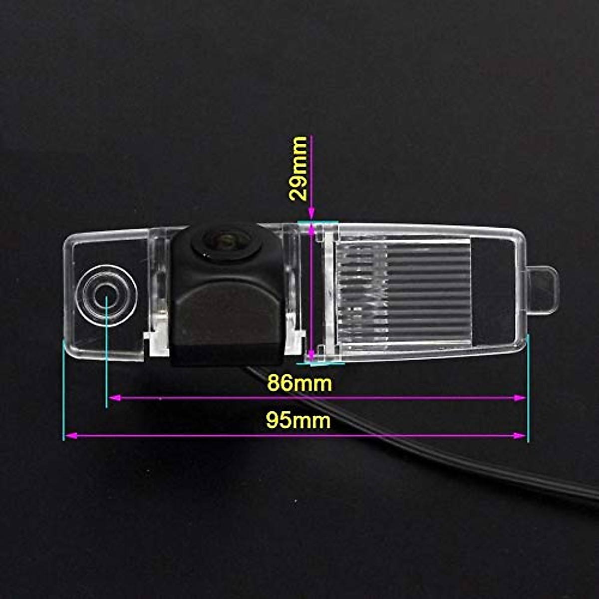 Car Backup Rear View Monitors Camera Waterproof HD 170 Degree Auto Fisheye Lens for Toyota Highlander/Hover G3/Coolbear/Hiace/Kluger/Lexus RX300