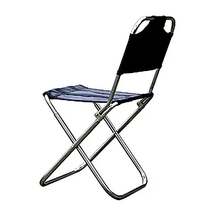 HIGOH Bedside Table Outdoor Folding Chair Aluminum Alloy Camping Chair Easy Carry BBQ Stool Folding Stool Portable Office Home Furniture