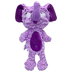 Huxley & Kent Slappies for Dogs | Edie Elephant (Small) | Squeak & Shake Dog Toy | No Stuff Squeaky Toy, TPR Ball in Head | Simulates Hunting Nature for Dogs