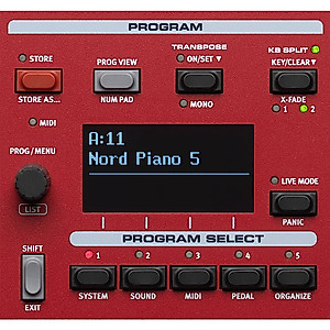 Nord Piano 5 73-Key Digital Piano Bundle with Two-Tier Adjustable Stand and Flip-Top Adjustable Bench (4 Items)