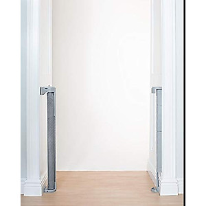 Skip Hop Retractable Mesh Baby Gate, Playview 52-Inch, Grey (Discontinued by Manufacturer)