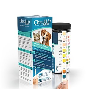 KIT4CAT CheckUp Testing Strips x 50 (10 Parameters Urine Test Strips for Cats & Dogs)