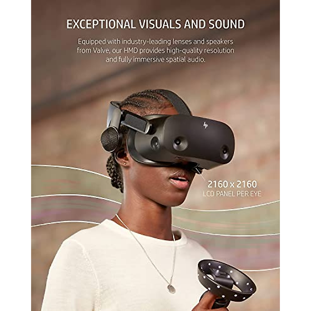 2022 Newest HP Reverb G2 Virtual Reality Headset V2 Version, Black, W/ Silmarils Lens Wipes