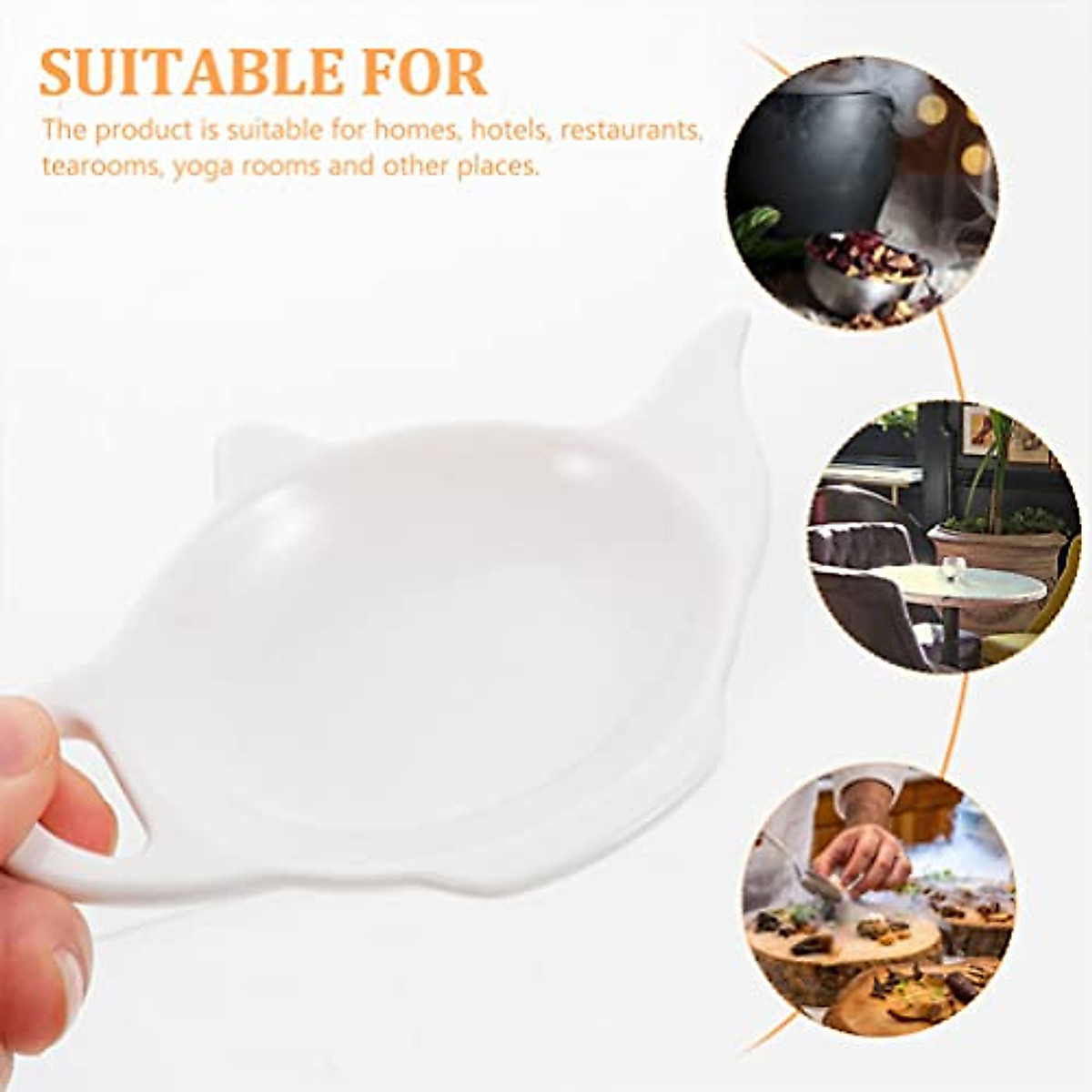 Ceramic Teabag Coaster Tea Bag Squeezer Ketchup Seasoning 2Pcs Tea Bag Rest Teaspoon Rest Tea Holder Tea Bag Holder Ceramic Tea Bag Holders for Tea Bag Tea Bag Holder Organizer