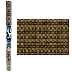 Classic Touch Zip Tac Self-Adhesive Shelf Liner - 9ft x17.75in (Crystal Clear)