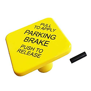 TORQUE Yellow Parking Brake and Red PP-7 Trailer Air Supply Valve Knob with Roll Pin for Dash Brake Control Valve (Replaces Bendix 248433, Bendix 290655) (TR248433 + TR290655)