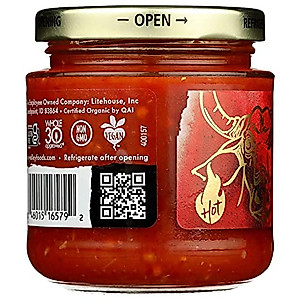 Sky Valley Sambal Oelek Chili Paste - Red Chili Paste, Made with Red Jalapenos & Garlic, Gluten Free, Vegan, Keto, USDA Organic, Non-GMO, Sambal Oelek Sauce, Chili Paste Asian - 7 Oz