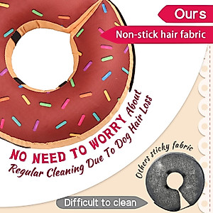 Inflatable Soft Dog Cone Collar for Small Medium Large Dogs & Cats Alternative After Surgery, Blow Up Pet Donut Neck Cone Prevent from Biting & Scratching, Comfy Adjustable Recovery Pillow Collar…