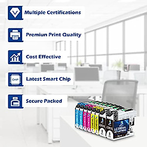 DOUBLE D Upgraded LC20E Compatible Replacement for Brother LC20E LC-20E XXL Ink Cartridges for Brother MFC-J985DW J775DW J5920DW J985DWXL Printer (2BK+2C+2M+2Y) 8 Pack-Updated Version