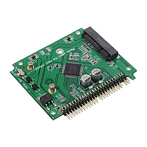 Cablecc mSATA SSD to 2.5 inch IDE 44pin Hard Disk Case Enclosure for Notebook Laptop Low / Standard Profile