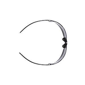 Pyramex Cortez Safety Eyewear, Clear Lens With Black Temples