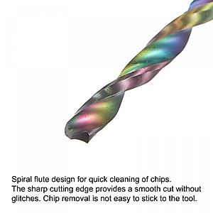 uxcell 2Pcs Mini Twist Drill Bit, 2mm Micro Engraving Drill Bits, High-Speed Steel 2.35mm Shank Uncoated for DIY Resin, Amber and Wood