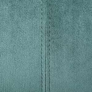 Christopher Knight Home Reitz Channel Stitch 3 Seater Shell Sofa - Velvet - Turquoise/Gold