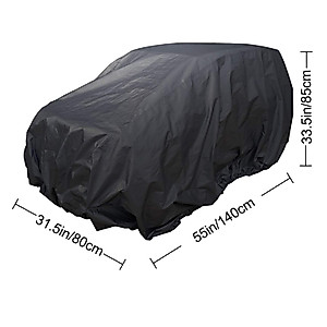 Car Toy Cover,Large Ride-On Car Cover for Kids Electric Vehicle - Universal Fit, Outdoor Wrapper for Electric Battery Powered Children Wheels Toy Vehicles-Water Resistant
