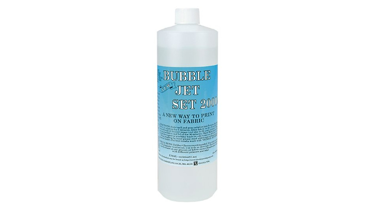 Jenkins Bubble Jet Set 2000 Printing Liquid for Custom Fabric Printing