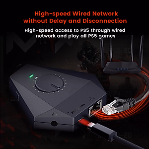 KD.FLY All Game Keyboard and Mouse Adapter, PS 5 Adapter to Keyboard Mouse Converter with Multiple Marco Assist for Reasnow/XIM/Cronus/USB/BT Gamepads…