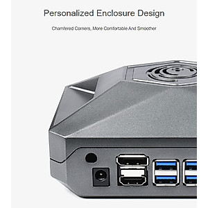 Waveshare Aluminum Case for Jetson Nano Developer Kit with GPIO Adapter ONLY for Waveshare Jetson-Nano-DEV-KIT
