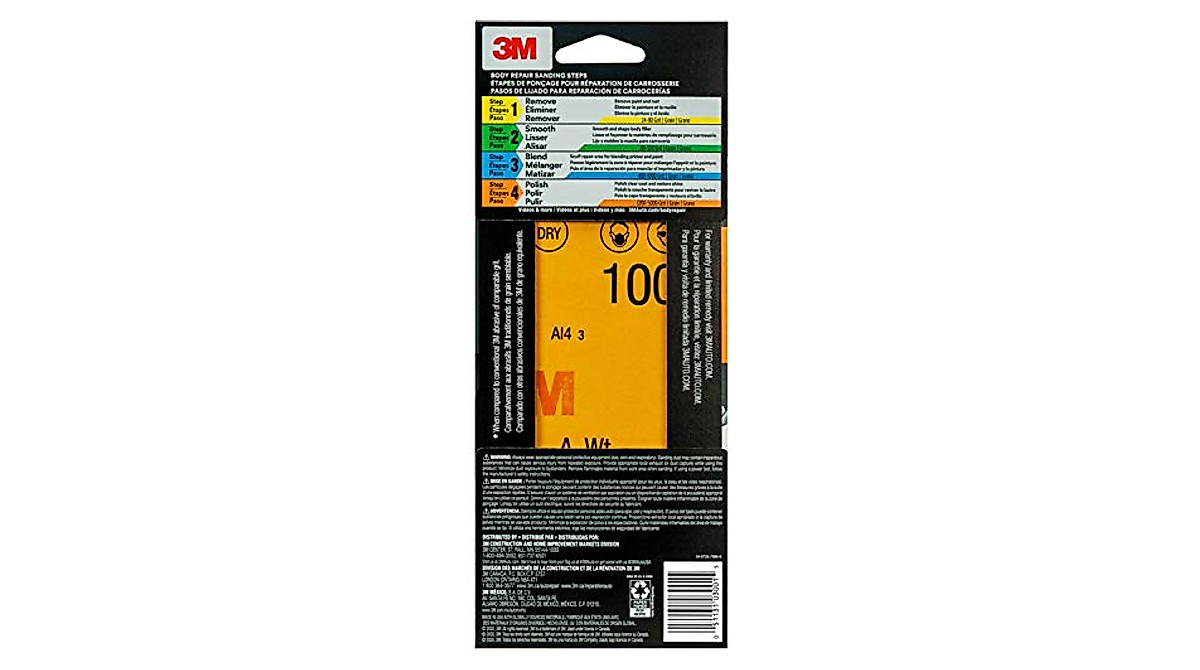 3M Wetordry Sandpaper 1000 Grit – Perfect for Auto Body Finishing