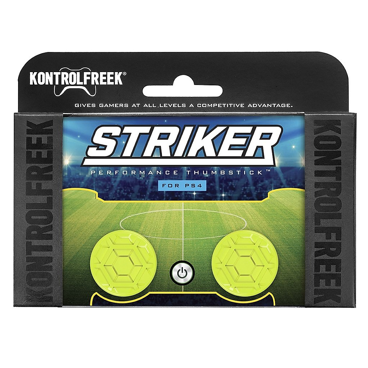 KontrolFreek Striker for PlayStation 4 (PS4) Controller | Performance Thumbsticks | 2 Low-Rise | Green