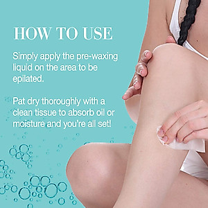 Clean + Easy Cleanse- Pre Wax Cleanser, Removes Any Traces Of Oils and Make-up Before Hair Removal, Essential Pre-Treatment for Effective Waxing, 16 oz