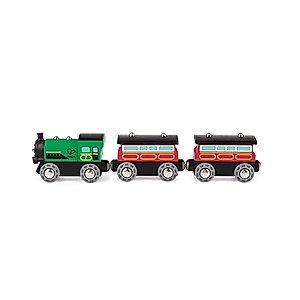 Hape Kids Wooden Railway Steam Engine Toy