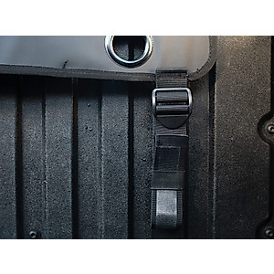 Yakima Gatekeeper Full Size Truck Bed Large Trunk Tailgate Bicycle Rack Pad with Soft Felt Backing, Cradles, and Buckles for 6 Bikes, Cascade Blue