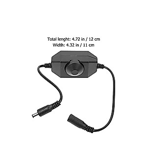 COHEALI Light Modulator Led Dimmer Electrical Light Lamp DIY Accessory Lamp Dimmer Control Light Switches Led Light Rotary Dimming Light Brightness to Rotate Plastic Desk Lamp