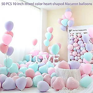 Valentines Day Balloons,101 PCS Heart Balloons for Valentines Day Decorations,Valentine Decorations,Heart Balloons Love Balloons Aluminum Foil Balloons for Birthday Party Wedding (101 PCS)