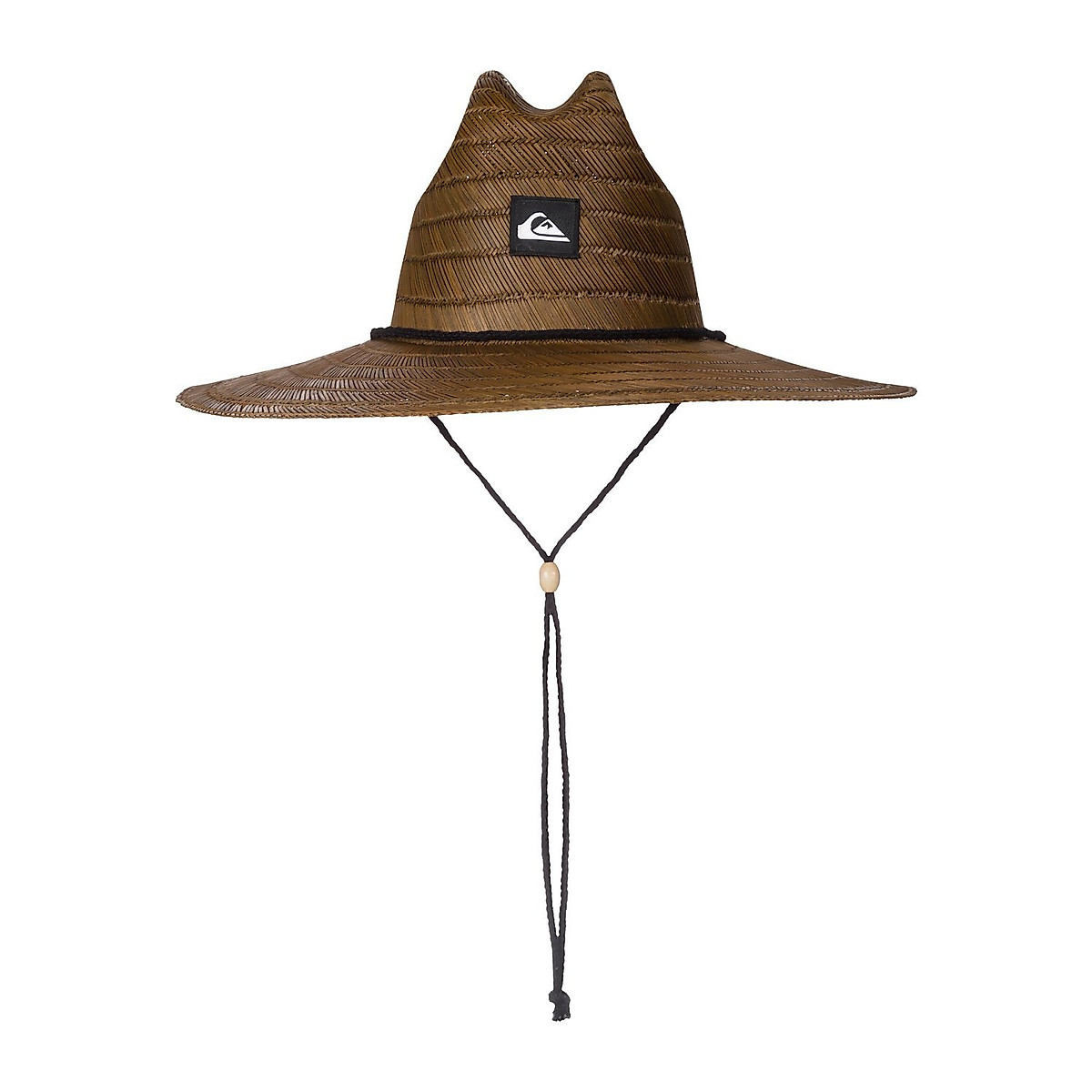 Quiksilver mens Pierside Straw Lifeguard Beach Straw Sun Hat, Dark Brown, Large-X-Large US